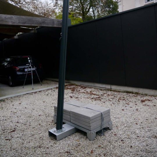 Ballast support in galvanized steel - Poles and fixtures - Espace Ombrage