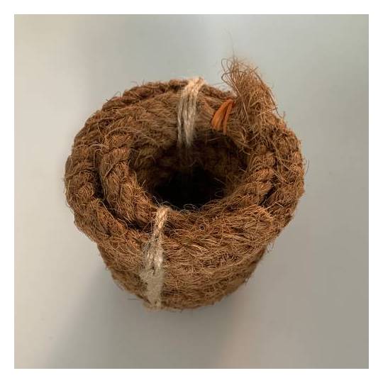 Natural coconut fiber rope